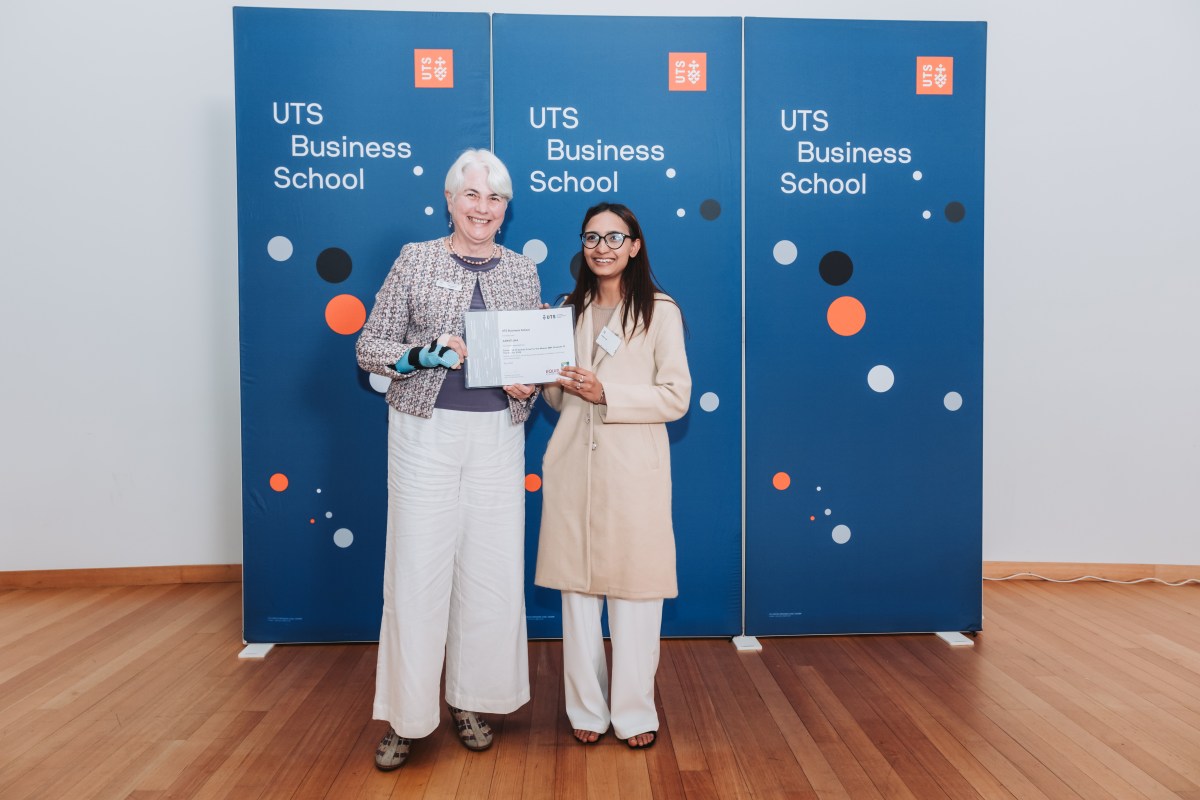 UTS Business School Awards Ceremony – Zonta Club of Sydney